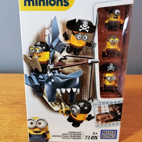 Mega Bloks | Toys | Despicable Me Minions Mega Bloks Shark Bait New ...